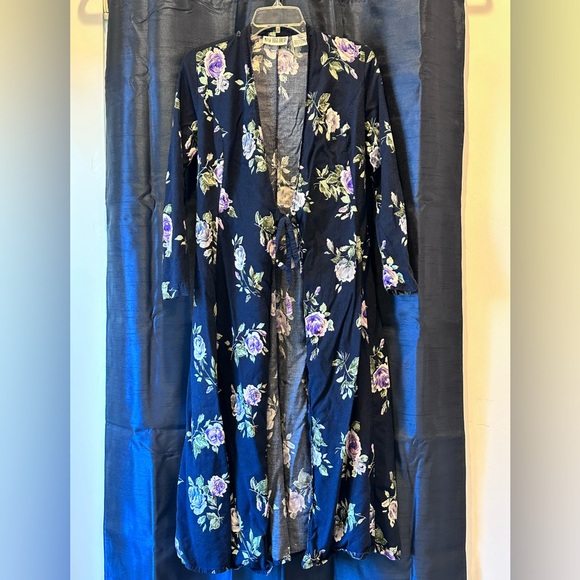Together | Jackets & Coats | Vintage Floral Duster By Together | Poshmark